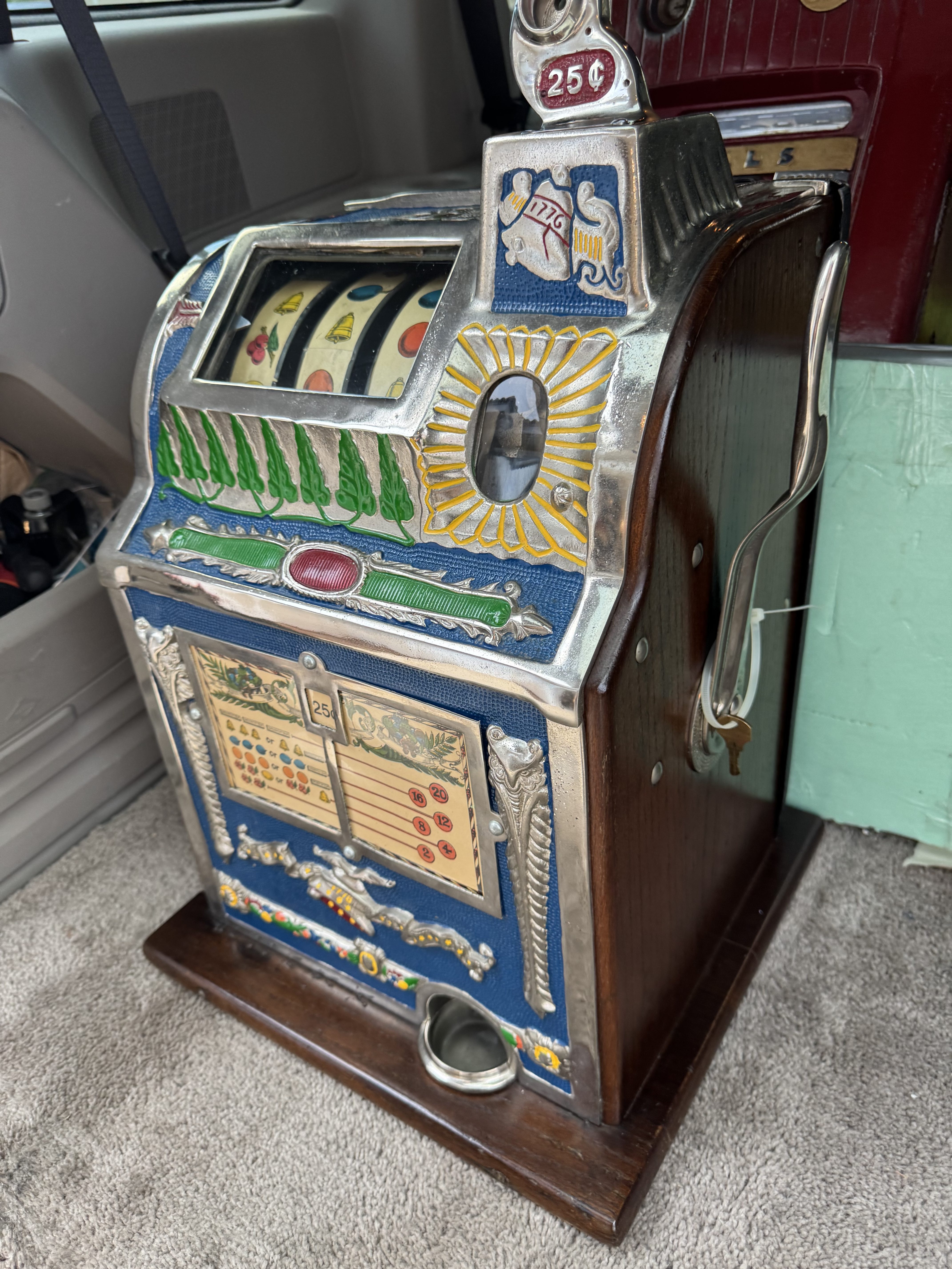 Mills 25 cent Owl Slot Machine | Gameroom Show
